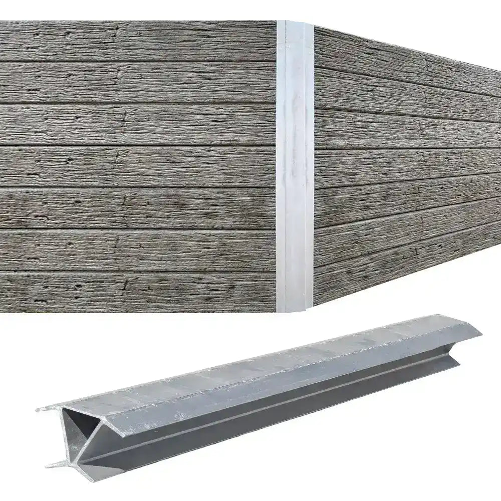 Galvanised Steel 45° C Beam Retaining Wall Corner Post – Australian ...