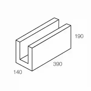 15.12 Lintel Block Grey | Australian Landscape Supplies