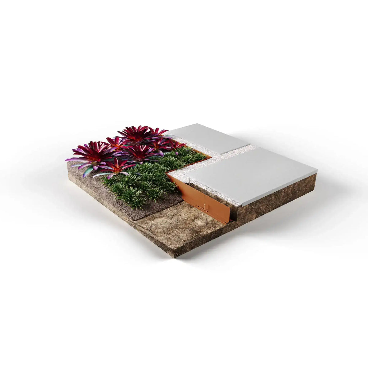 Zero-Flex Raised Bed Weathered Steel | Australian Landscape Supplies