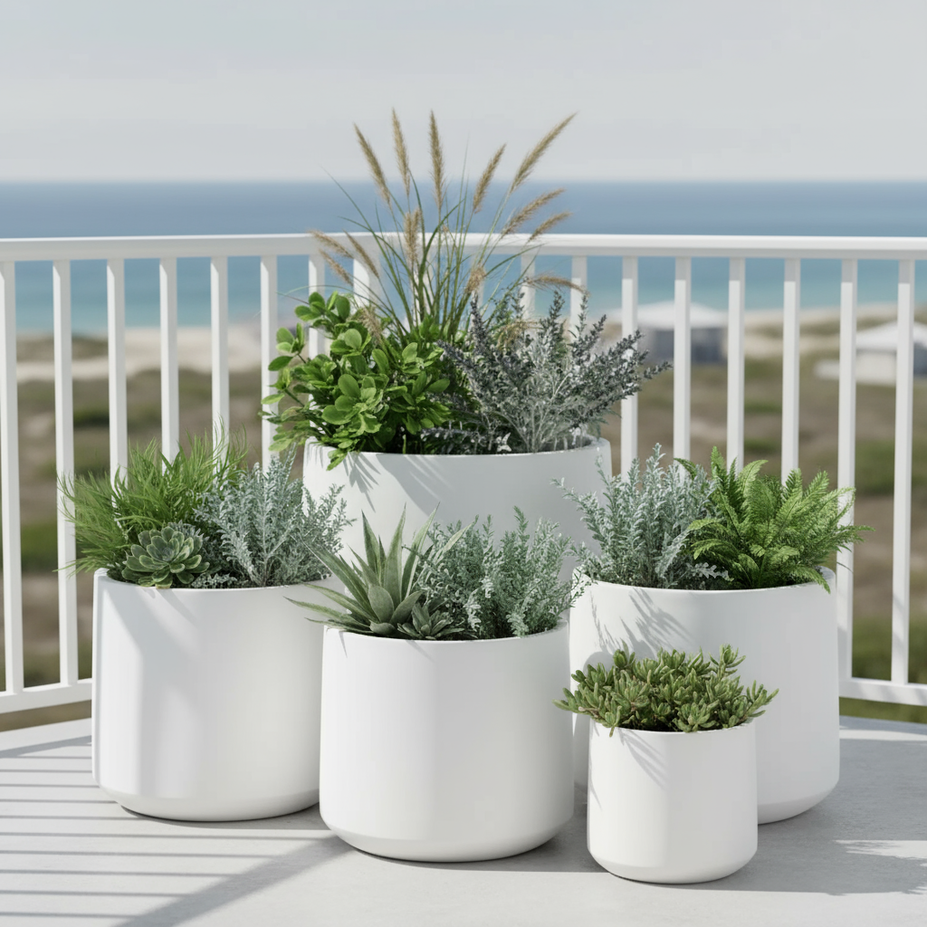 Modstone Cylinder Fibreglass Planter Pot – Australian Landscape Supplies