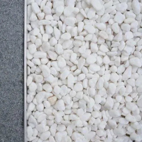 Snow White - Natural Pebbles - 20kg | Australian Landscape Supplies